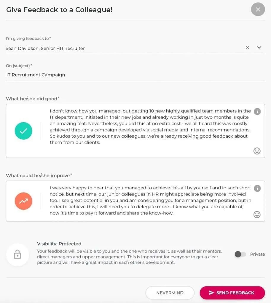 Feedback to colleagues: Examples, Tips & Tricks